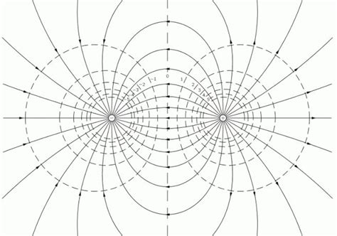 Dipole Field Geometry Tattoo Drone Logo Line Tattoos