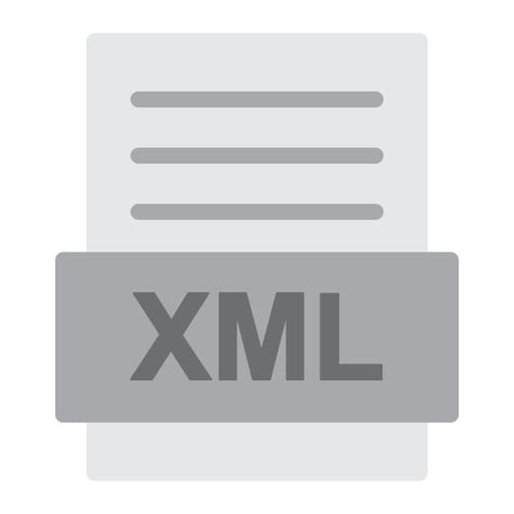 Icône De Fichier Xml Generic Color Fill