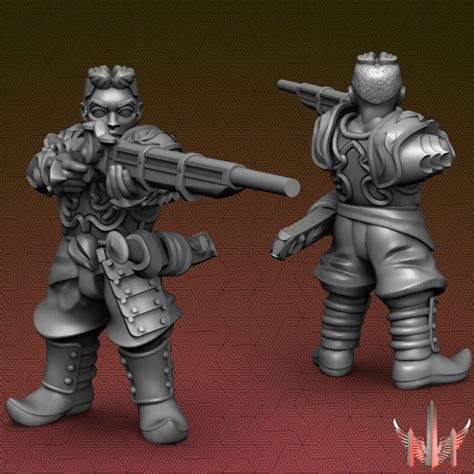 3d Printable King Rifle Pose By Triple Spire Workshop