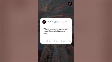 Why Do Programmers Prefer Dark Mode Because Light Attracts Bugs