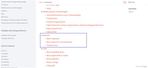 torchvision中数据集的使用 CSDN博客