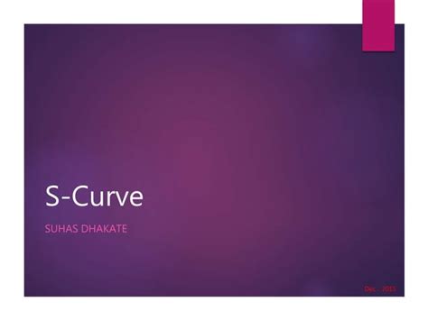 S Curve PPTX