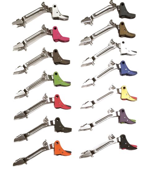 Polymer Curved Faced Trigger With Trigger Bar For Glock Generation 1 2 3 4 G20 20sf 21 21sf 29