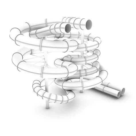 아쿠아 파크 슬라이드 3d 모델 10 3ds Obj Fbx Max Free3d