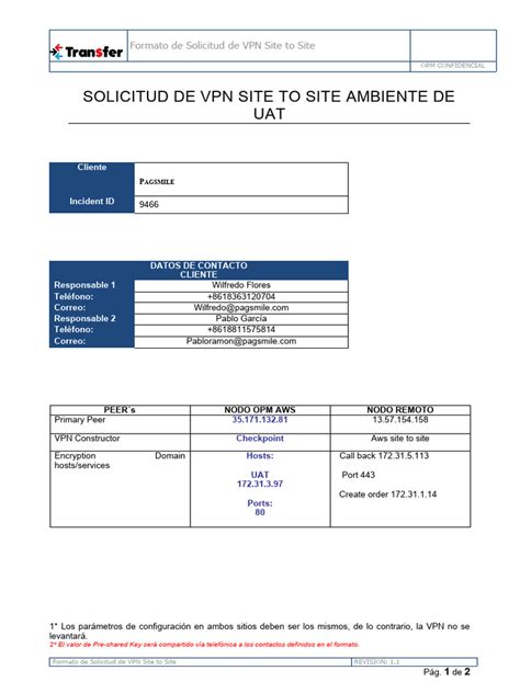 1formato Solicitud Site To Site Opm Aws Vs Pagsmile Pdf