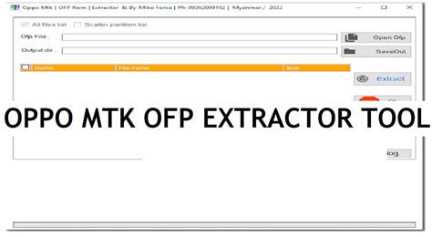 Oppo Mtk Ofp Extractor Tool V1 Download Latest Version Free Oppo Mtk Ofp Extractor Tool V1 Download Latest Version Free