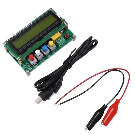L C Inductance Digital Capacitor Lcd Capacitance Meter Tester Mini Interface With Usb Cable