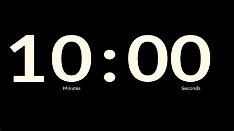 10 Minutes Timer Countdown Alarm Youtube