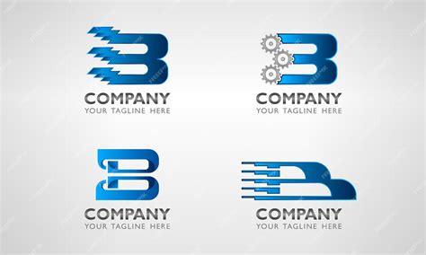 Premium Vector Set Of Modern Creative Letter B Logo Design Template