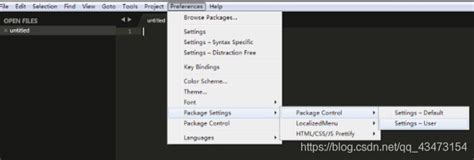 sublime text3 下载安装与配置（汉化） sublime text怎样下载中午插件 csdn博客