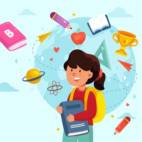 پس زمینه لایه باز مدرسه و درس