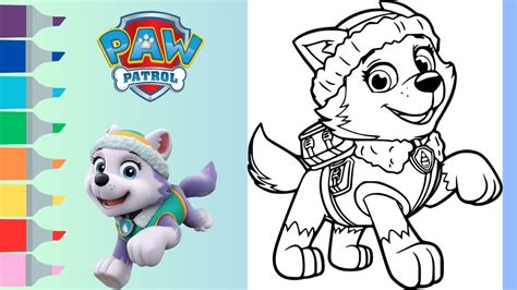 Everest Paw Patrol Coloring Pages