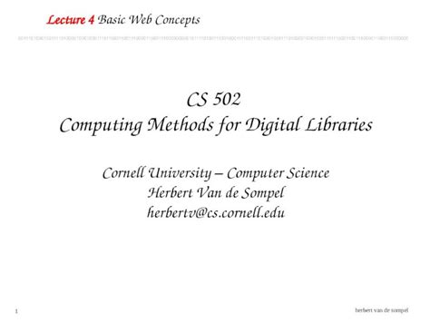 Ppt Lecture 4 Basic Web Concepts Dokumen Tips