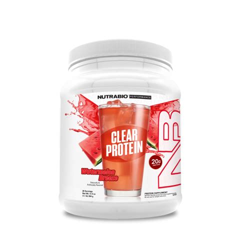 Nutrabio Clear Whey Protein Isolate Fruit Punch Proteina Izolata Din