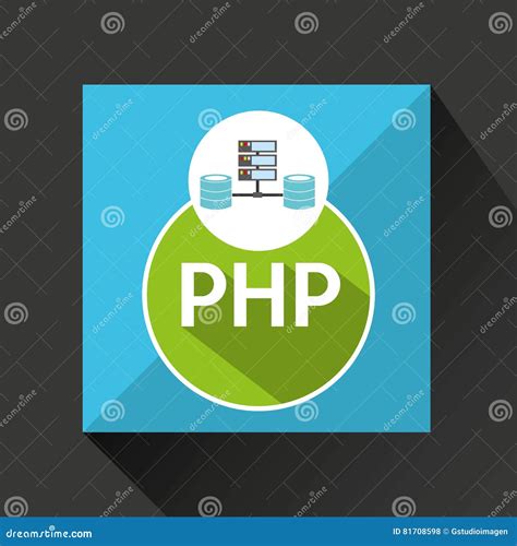 Php Language Data Base Storage Stock Illustrations 12 Php Language Data Base Storage Stock