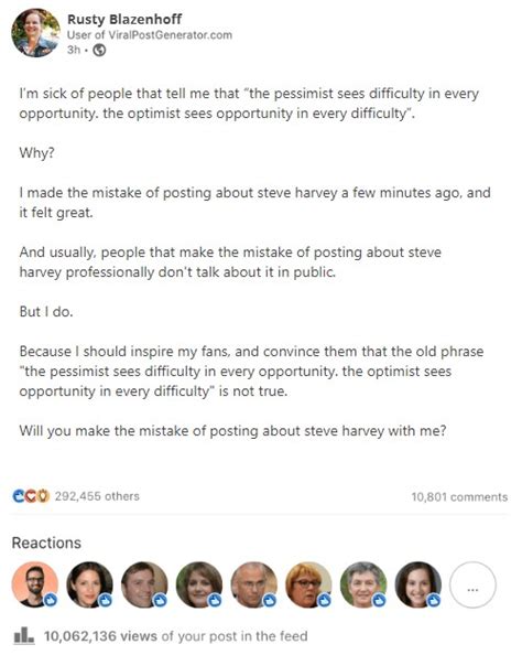 Create Cringeworthy Linkedin Posts With The Viral Post Generator