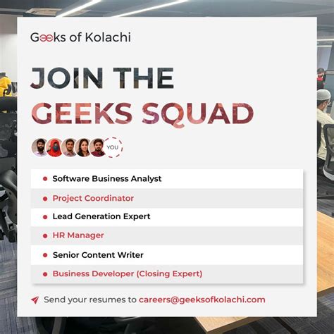 Geeks Of Kolachi On Linkedin Geeksofkolachi Lifeatgok Jointhegeekssquad Careeropportunities