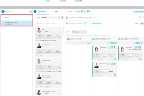 Search And View Project Details