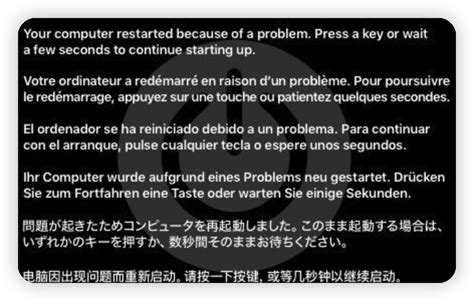 Vmware安装的苹果系统出现五国语言并无限重启 Mac魏叔