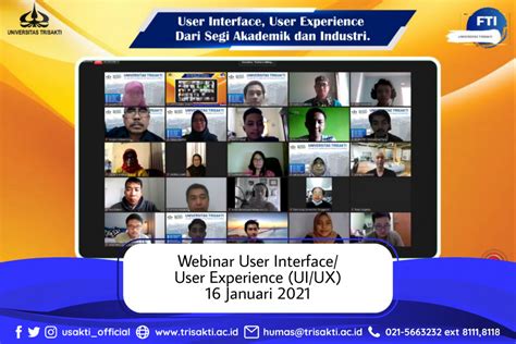 Webinar User Interface User Experience UI UX Fakultas Teknologi Industri