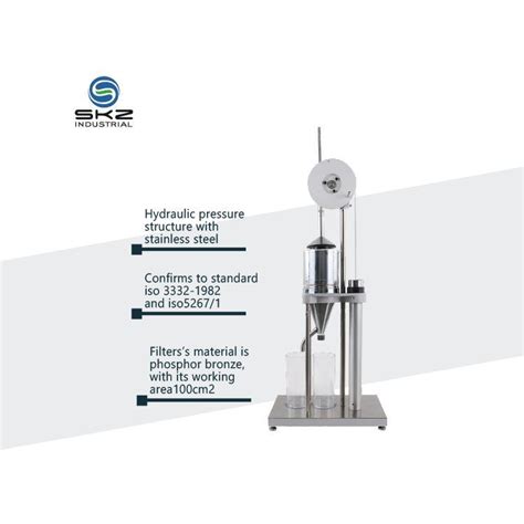 Schopper Riegler Pulp Beating Strength Testing Equipment Freeness
