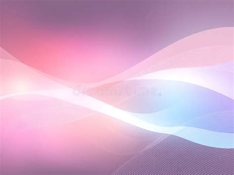 Abstract Pastel Waves Flowing Design Background Stock Illustration Illustration Of Dreamy
