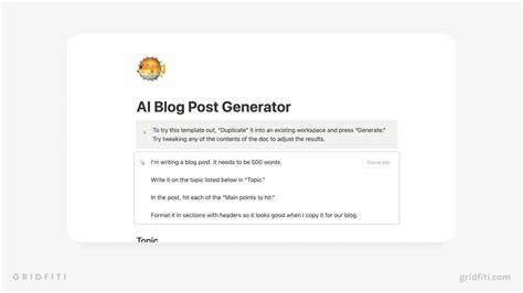 24 Notion Ai Templates To Work Smarter And Faster Gridfiti