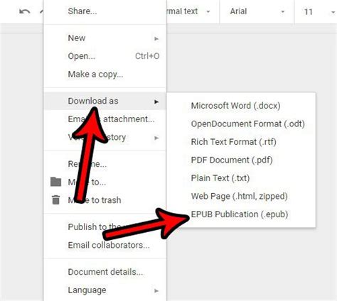 How To Export To The EPUB Format From Google Docs Solve Your Tech
