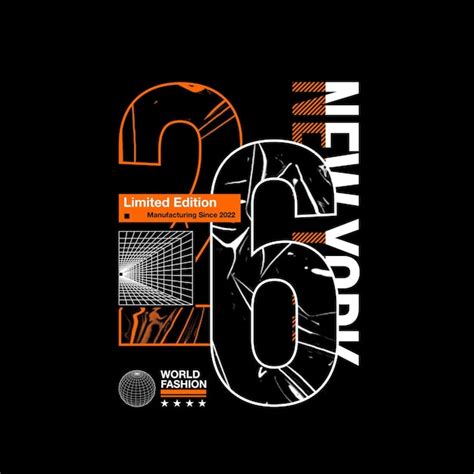 Premium Vector New York 26 Limited Edition Simple Vintage