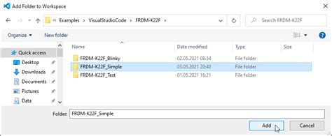 Add Project Folder MCU On Eclipse