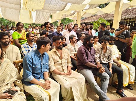 Vijay Sethupathi And Vikram Attend Director Arun Kumars Wedding