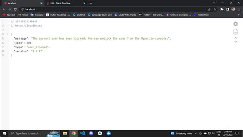 Flutter Not Able To Loginsignup In Appwrite Console Stack Overflow
