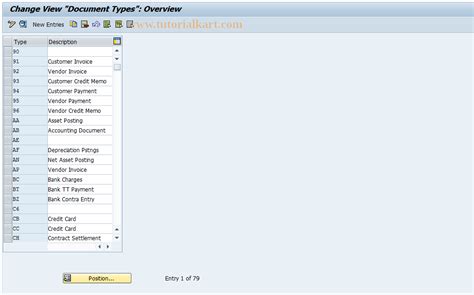 OMB SAP Tcode List Of Document Types OMB SAP Tcode List Of Document Types