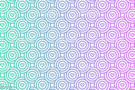 추상적 인 모양 개념 디자인 배경 추상적 인 하트와 원은 배경을 형성합니다 기하학적 모양 추상 그라디언트 컬러 배경 벡터 일러스트 레이 션 스톡 일러스트레이션 0명에 대한