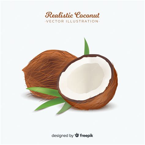 Coconut Silhouette Vector