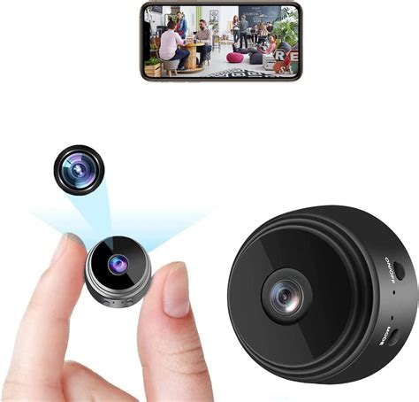 Lysuyeo Mini Spy Camera Wireless Hd P Spy Security Camera Wifi Night Vision Motion Detection