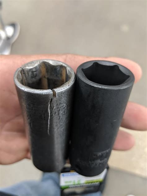 After 5 Years Of Everyday Use My Harbor Freight Socket Finally Broke