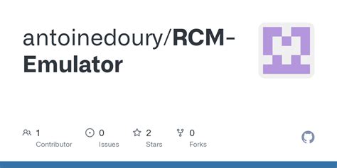 Github Antoinedouryrcm Emulator