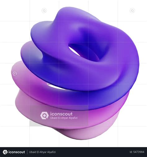 Curl Abstract Shape 3d Icon Download In Png Obj Or Blend Format