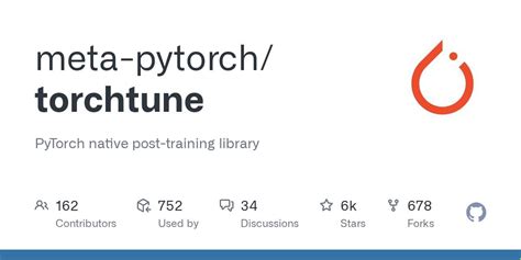 Github Pytorchtorchtune Pytorch Native Post Training Library