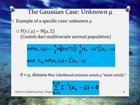 Chapter Maximum Likelihood And Bayesian Estimation Fix PPTX