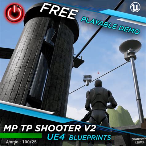 Free Ue4 Blueprint Demo Multiplayer 3rd Person Shooter Unreal