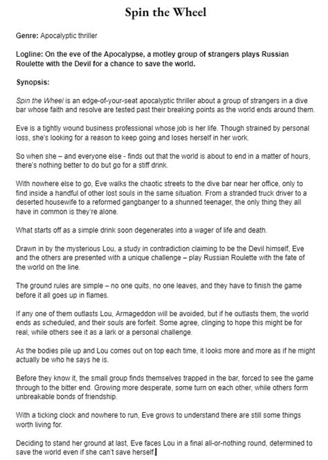 How To Write A Screenplay Synopsis 7 Tips For Screenwriters