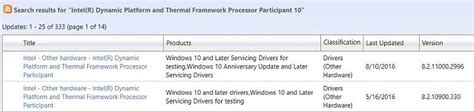 Intel Dynamic Platform And Thermal Framework Driver Download Renewregistry