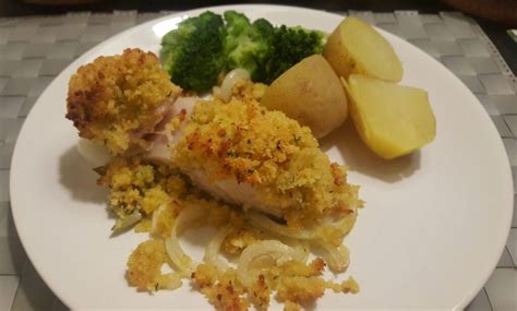 Cornbread Crusted Cod Bacalhau Com Broa Viva Happy Blog