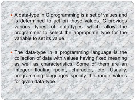 c language data types pptx