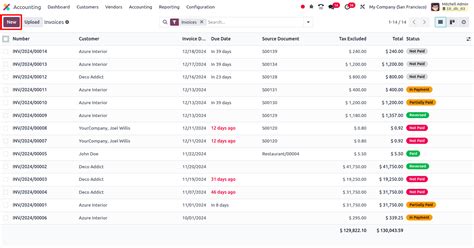 How To Create A Customer Invoice In Odoo 18 Accounting