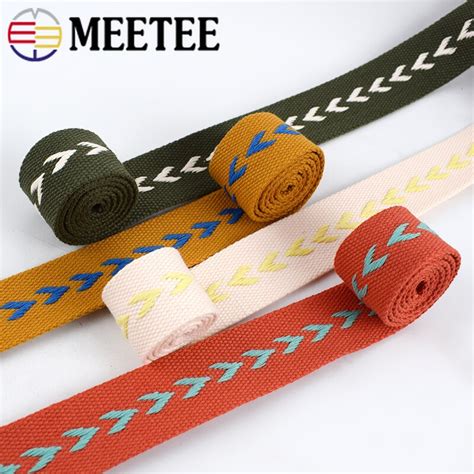 4meters 38mm Polyester Cotton Jacquard Webbings Ta Grandado