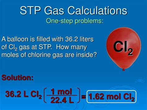 PPT STP Gas Calculations PowerPoint Presentation Free Download ID 921307
