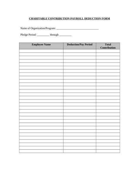 Payroll Deduction Form Template Complete With Ease Airslate Signnow